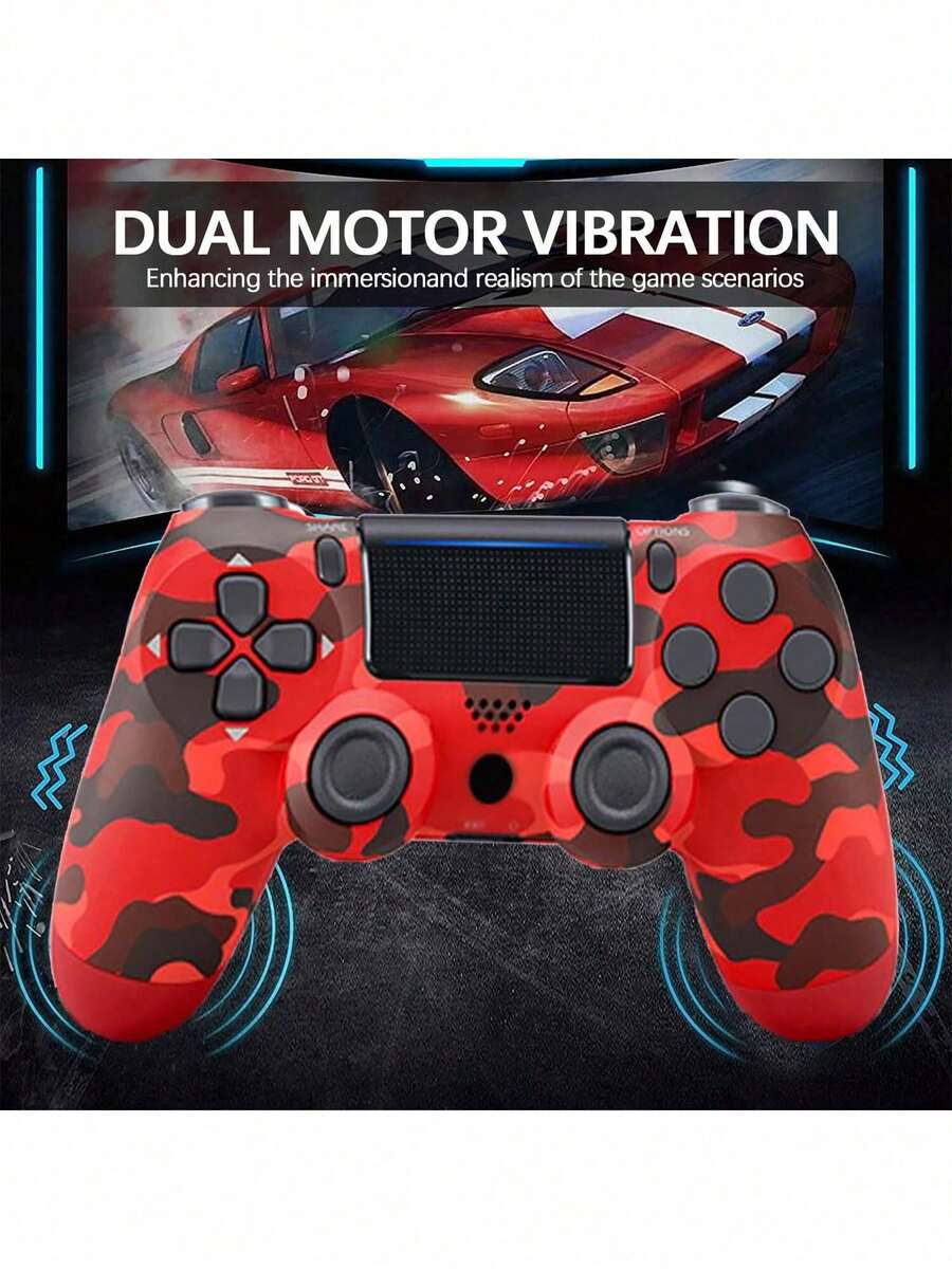 PS4 Controller, PlayStation 4 6-Axis High Performance Dual Vibration ...