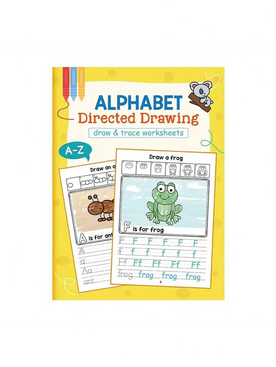 A-Z Letter Tracing Workbook With Progress Chart - Step-By-Step Alphabet ...