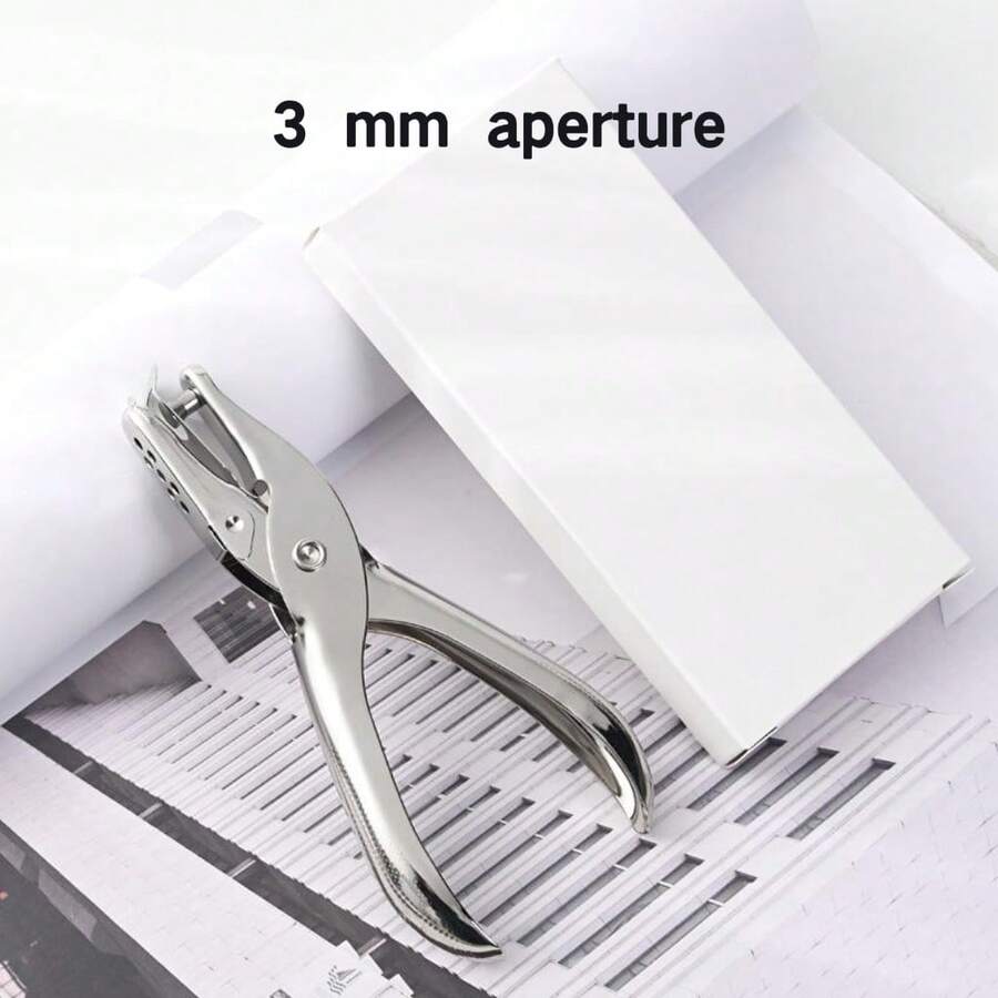 Paper Hole Punch 2 Pieces, Round Hole Punch, Hole Diameter 3 Mm And 6 ...