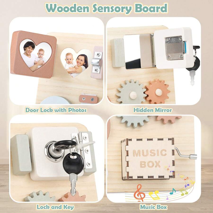 joyreal Motor Skills Boards (Ages 1 To 3) – Montessori Activity Boards ...