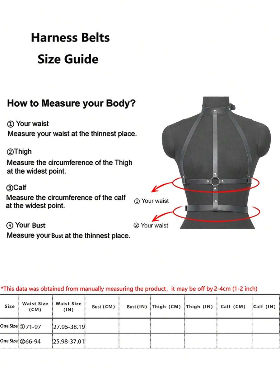 Ladies Sexy Lingerie Body Harness, Punk Rock Style Waist Harness, Soft ...