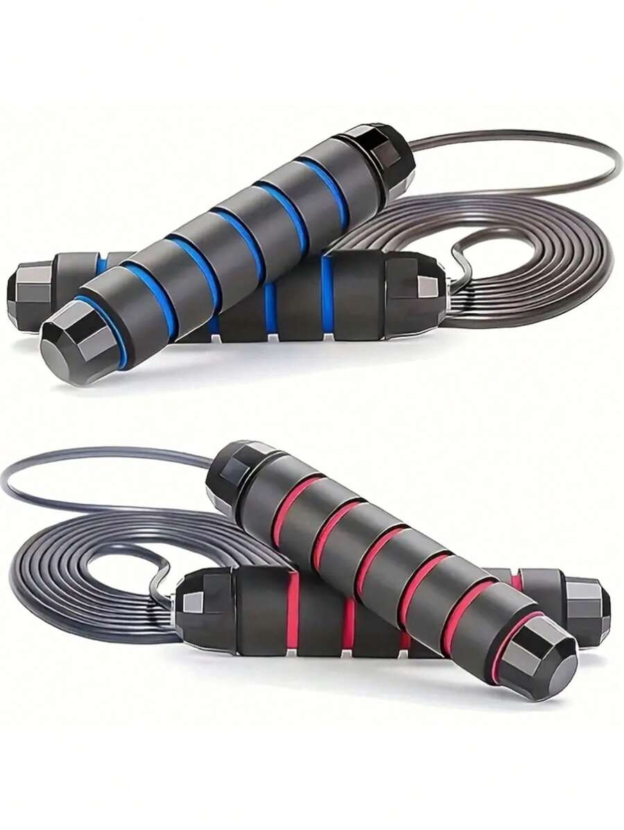 3pcs PVC Speed Jump Rope For Adults, Adjustable Jump Rope With Steel ...