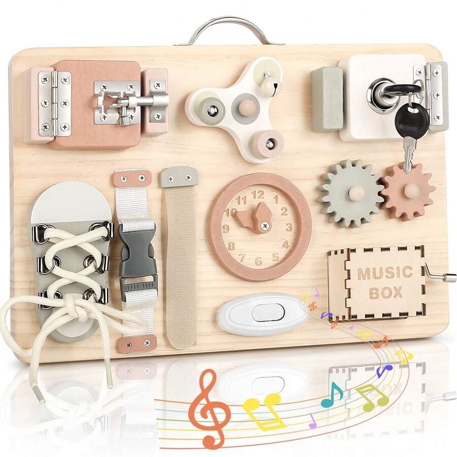 joyreal Motor Skills Boards (Ages 1 To 3) – Montessori Activity Boards ...