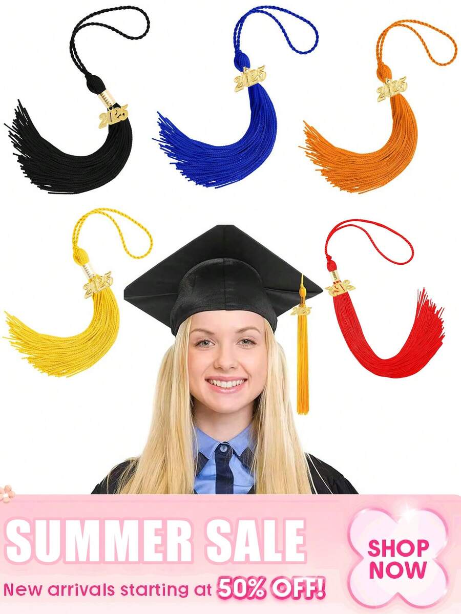 3pcs 2025 Graduation Tassel, Handmade DIY Tassel, 2025 Pendant ...