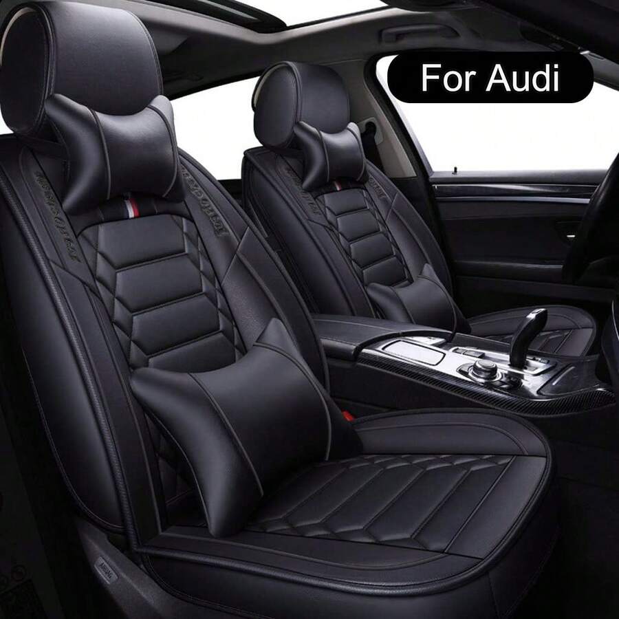 Leder Auto Sitzbezüge Komplettset, Für Audi A1, A3, A4, A5, A6, Q2, Q3 ...