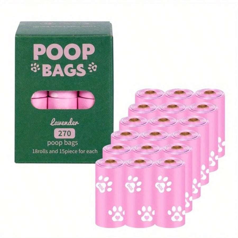 18 Rolls Of Dog Poop Bags, Pet Trash Bags | SHEIN USA