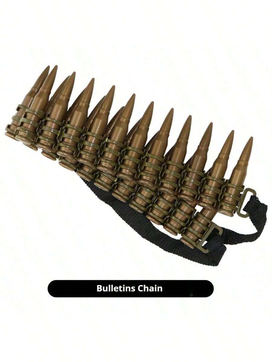 2025-Simulated Machine Gun Bullet Chain, Prop Model - Easter Gift ...