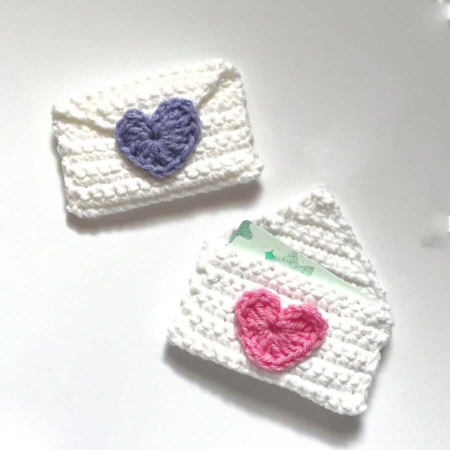 CROCHET PATTERN - Heart Envelope Gift Card Holder Crochet Pattern Easy ...