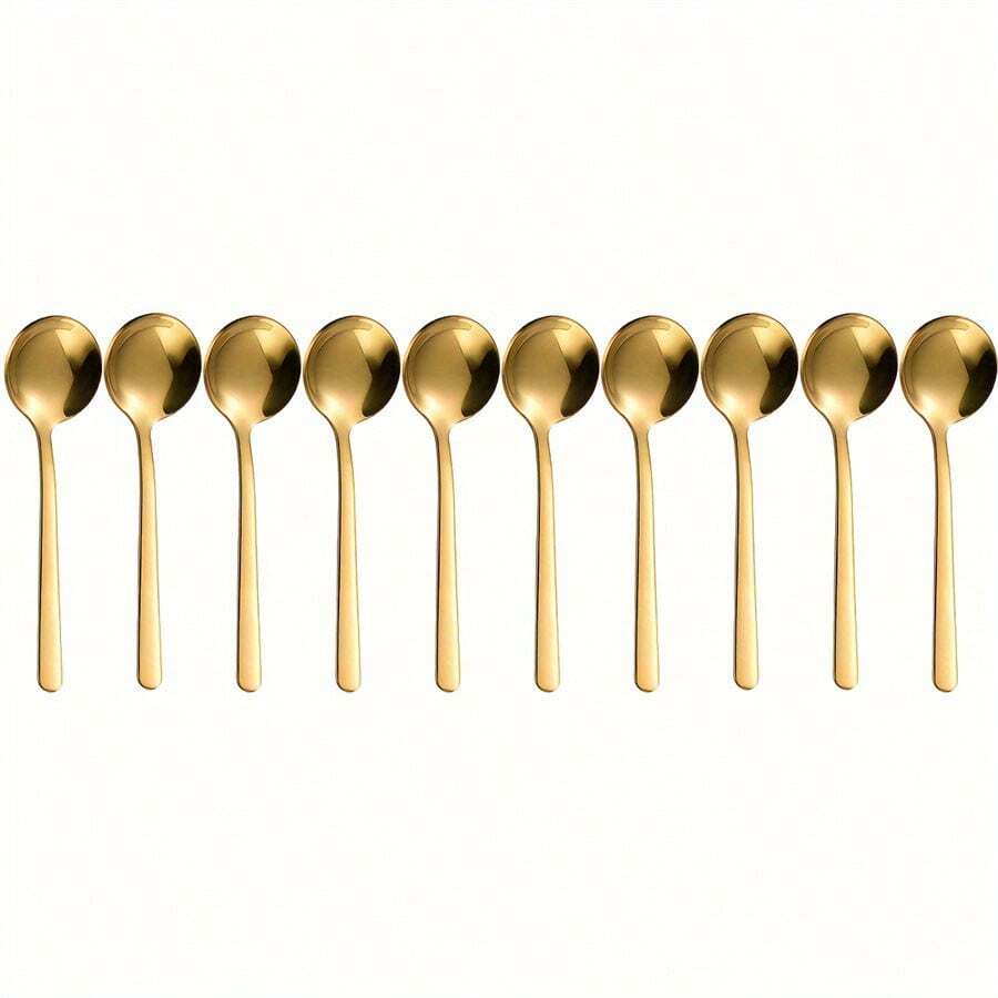 1/4/8pcs Stainless Steel Italian Espresso Spoons, Adorable Cappuccino ...