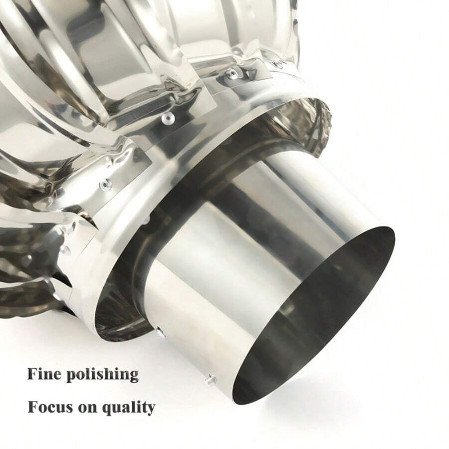 304 Stainless Steel Roof Ventilator Wind-Driven Vent Cap Exhaust Fan ...