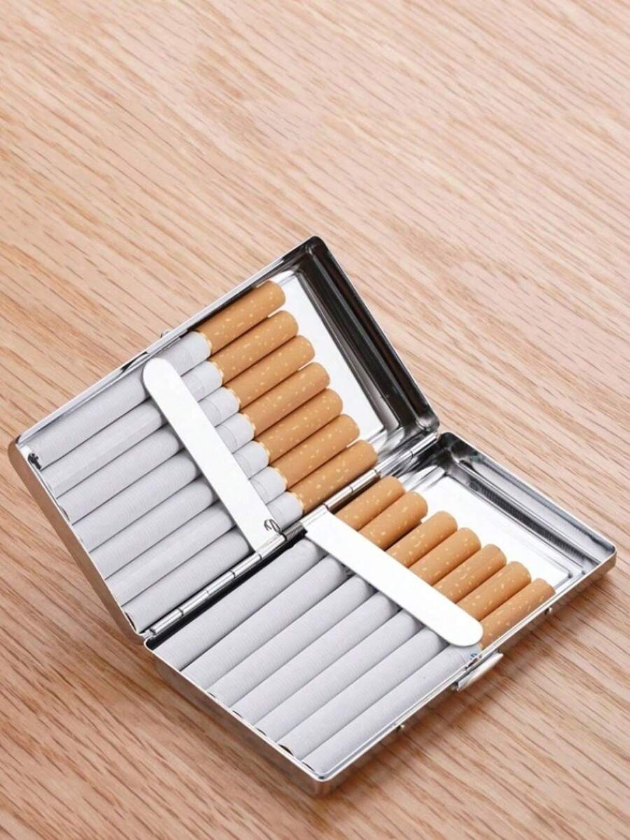 1pc Portable Cigarette Case, Anti-Flip Cover 20 Cigarettes Capacity ...