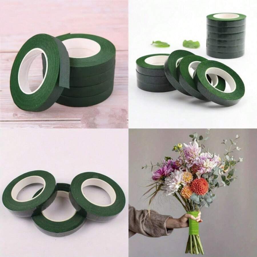 Floral Tape Plant And Flowers Dark Green Floral Tape, 1/ 2inch Wide ...