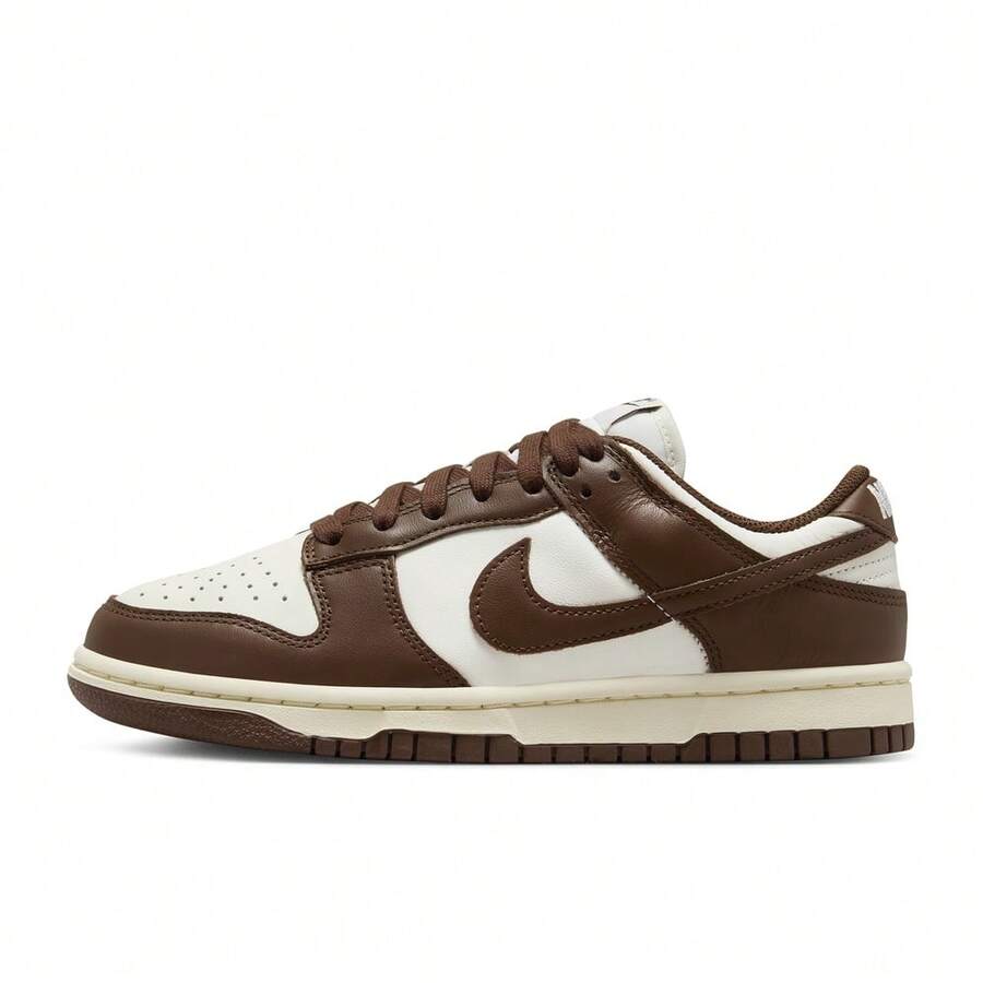 Nike Women's 2024 W DUNK LOW Casual Brown Contrast Color Durable Casual ...