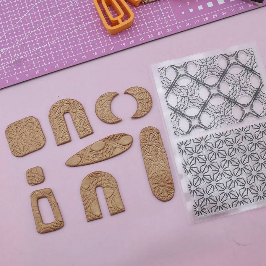 Hojas de estampado de polímero reutilizables y antiadherentes con ...