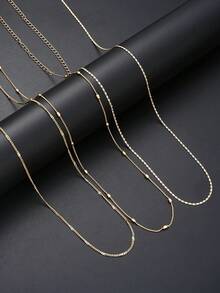 17KM 3pcs Simple Chain Waist Chain For Women, Perfect For Daily Wear ...