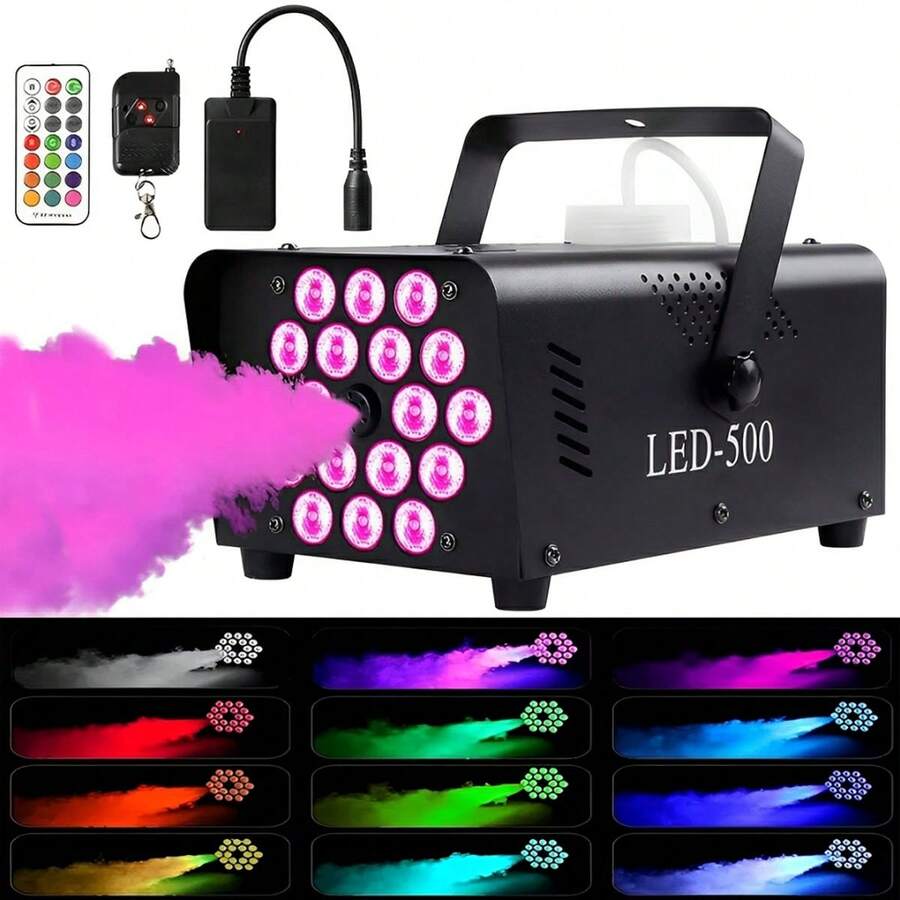 Machine With 18 RGB LEDs And Fire Effect For Parties | SHEIN USA