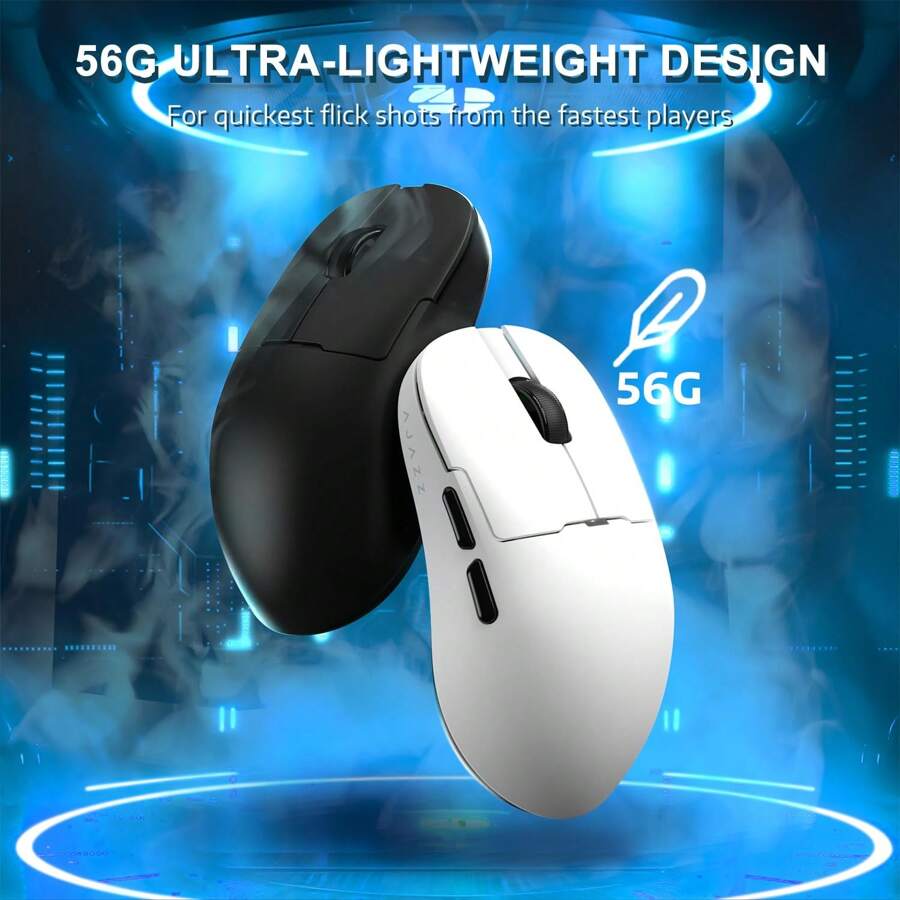 FREEWOLF ATTACK SHARK X AJAZZ AJ159 APEX PAW3950 Triple Mode Gaming Mouse 8K Magnetic Charging ...