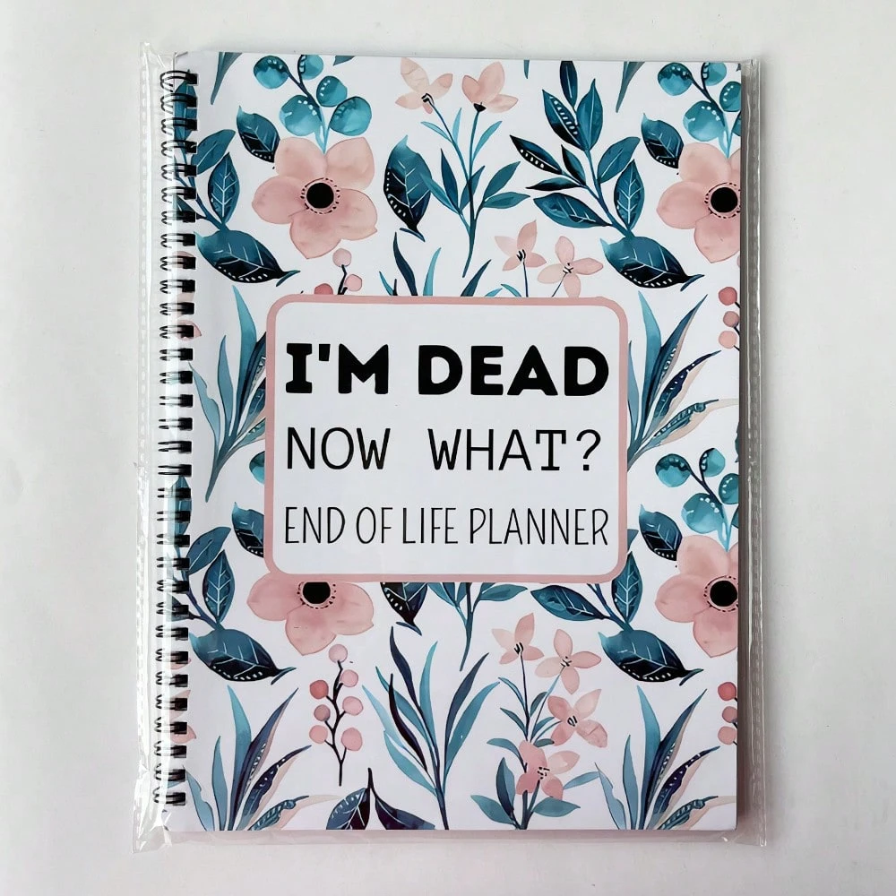 End Of Life Planning Binder, Includes Care Plans, Funeral Wishes, Wills ...