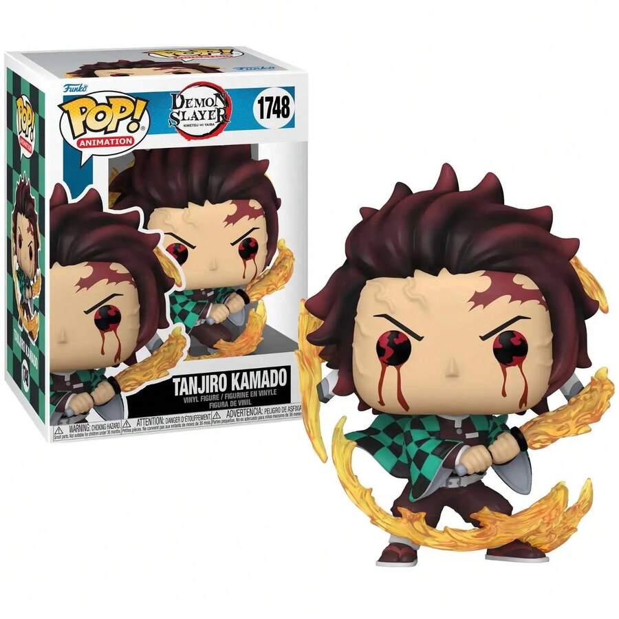 Funko Funko Pop! Demon Slayer: Tanjiro Kamado (Sun Breathing) #1748 ...