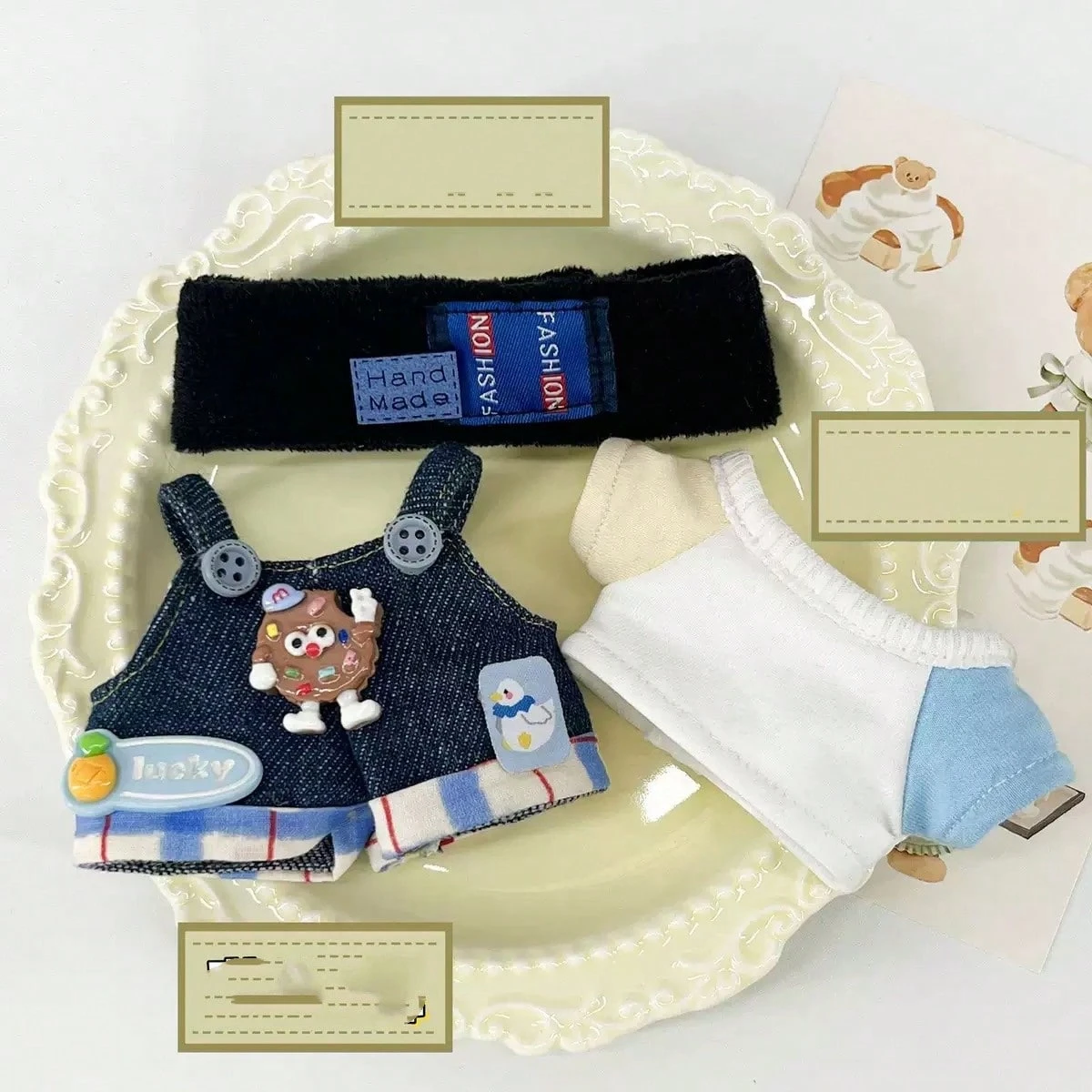 10cm Labubu Celebrity Cotton Doll Clothes, Cotton Doll Apparel Outfit ...