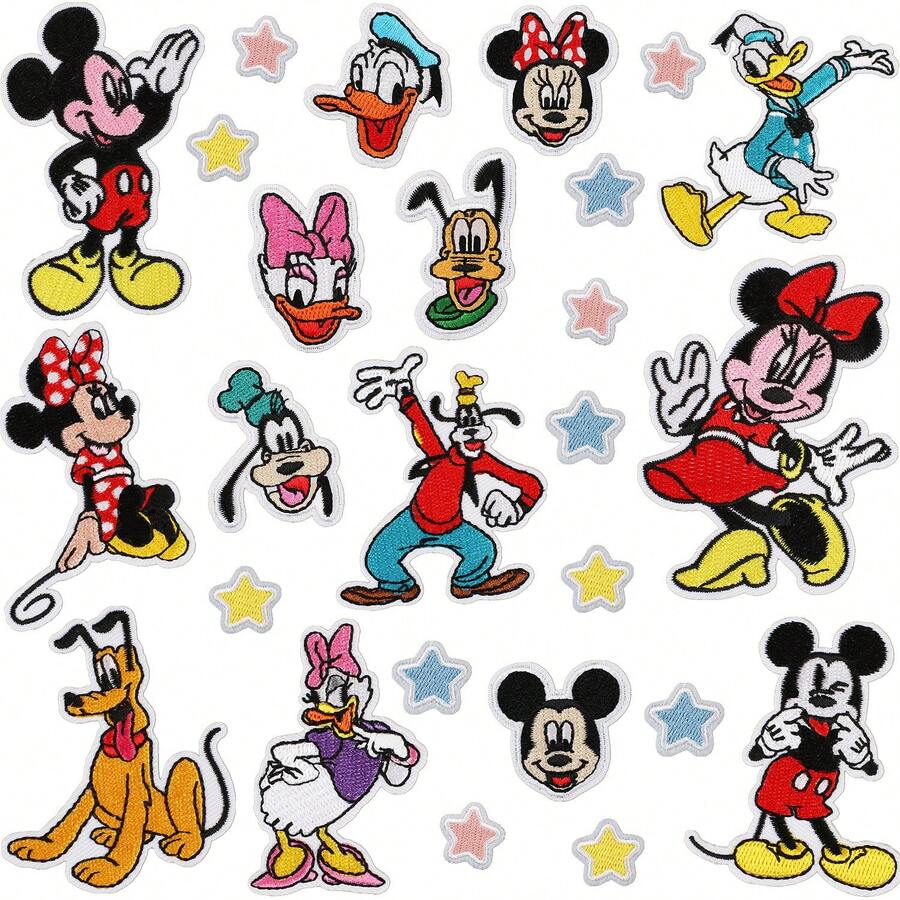 Disney 14pcs Disney Mickey Mouse & Donald Duck Marvel Embroidery ...