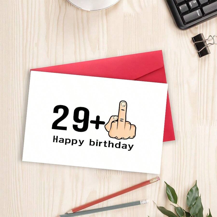 Sugeru Birthday Card For 30, Funny Birthday Cards With Envelope, Card ...