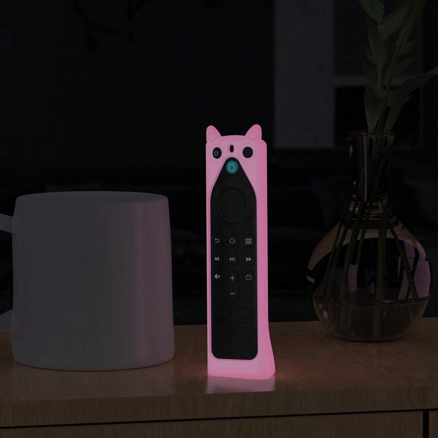 Funda protectora de silicona adorable y de pie para controles remotos ...