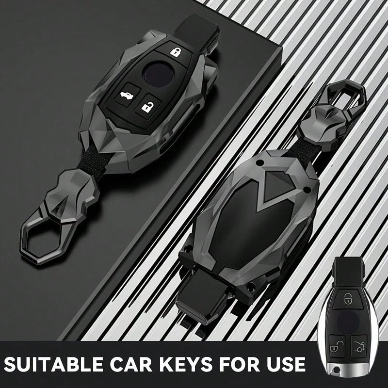 Fit For Mercedes Benz Car Key Case Ring Cover Housing Shell Protector ...