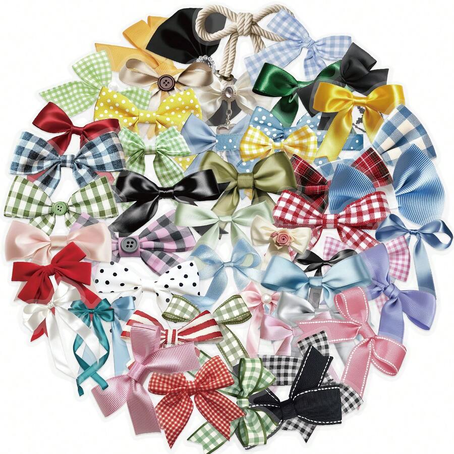 50PCS Bow Stickers Vinyl Aesthetics Stickers Scrapbooking, Diary ...