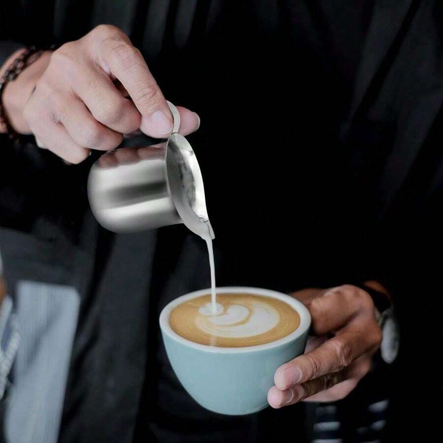 1PC 3 Oz Small Creamer Pitcher, Stainless Steel Bell Creamers, Creamer ...