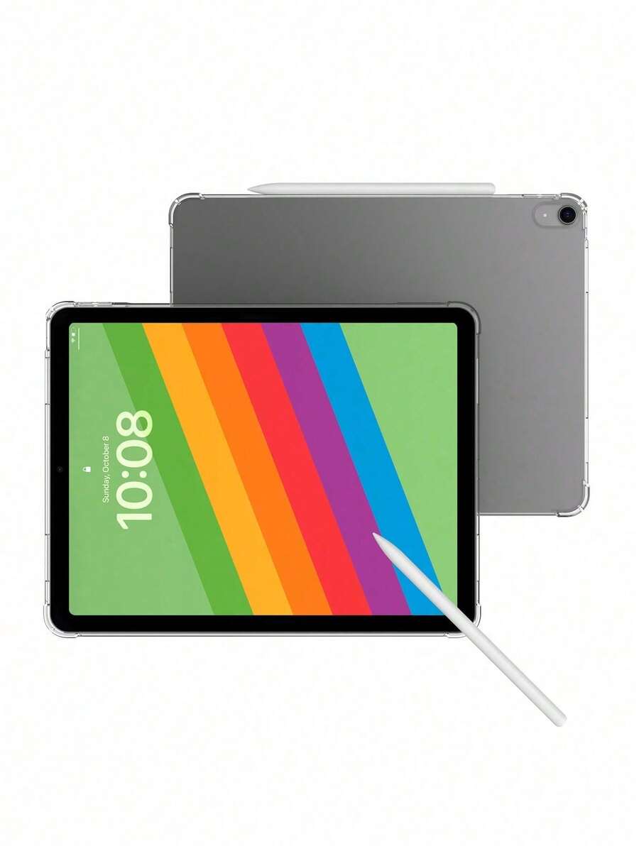 1pc - Transparent TPU/Full Edge Coverage/Anti-Drop Protection/Four ...