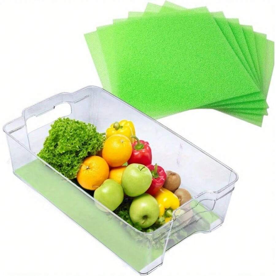 2/5 Sheets Extend The Lifespan Of Fruits And Vegetables | Refrigerator ...