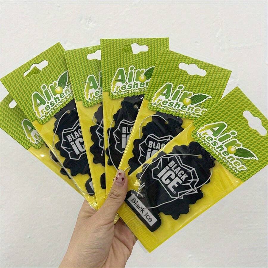 1/3/6 Packs Car Air Freshener Hanging - Car Interior Scented Paper ...