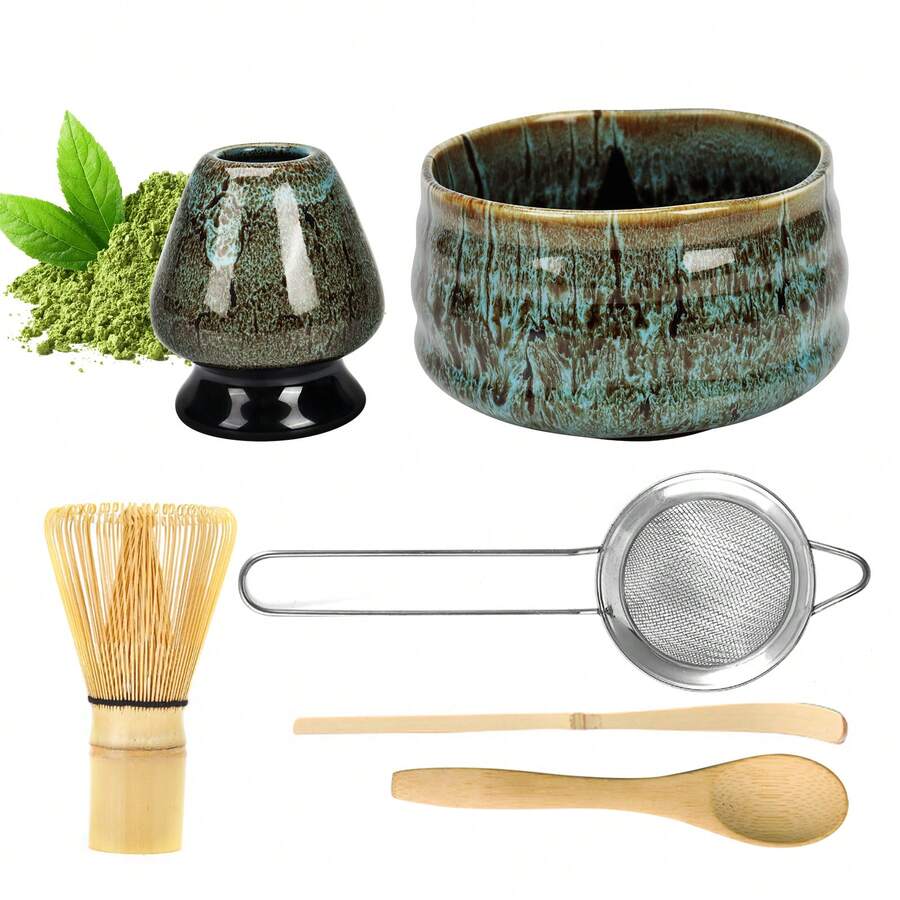 Tea Ceremony Utensils 6-Piece Set Matcha Set Japanese Tea Set Matcha ...