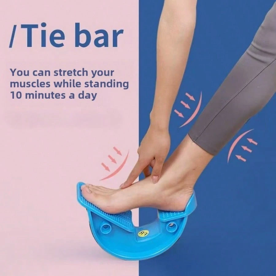 Leg & Foot Stretching Board, Ankle & Calf Mobility Trainer With Rollers ...