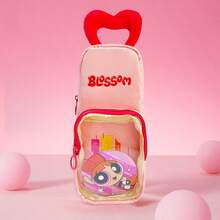 Miniso The Powerpuff Girls Series Blossom Pouch Backpack, Cute Cartoon ...