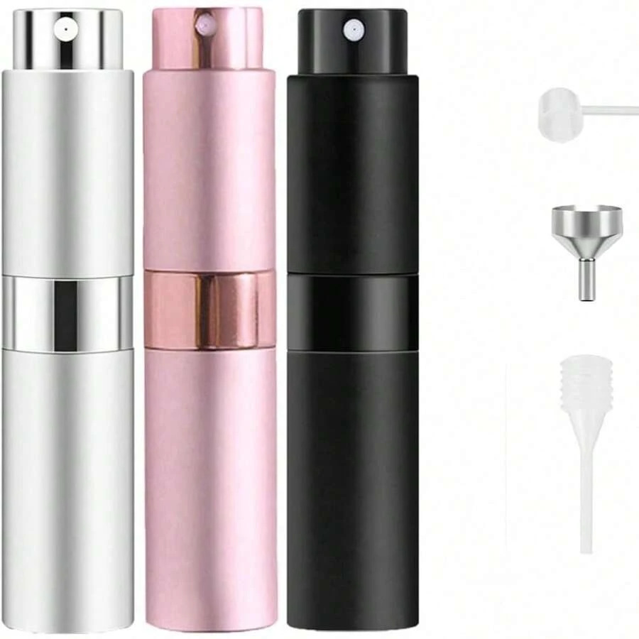 8ml Perfume Atomizer,3 Pcs Perfume Travel Refillable Bottle, Empty ...