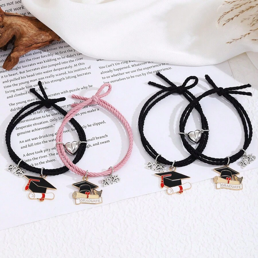 2025 Graduation Magnetic Bracelet, Graduation Gift For Couples And ...