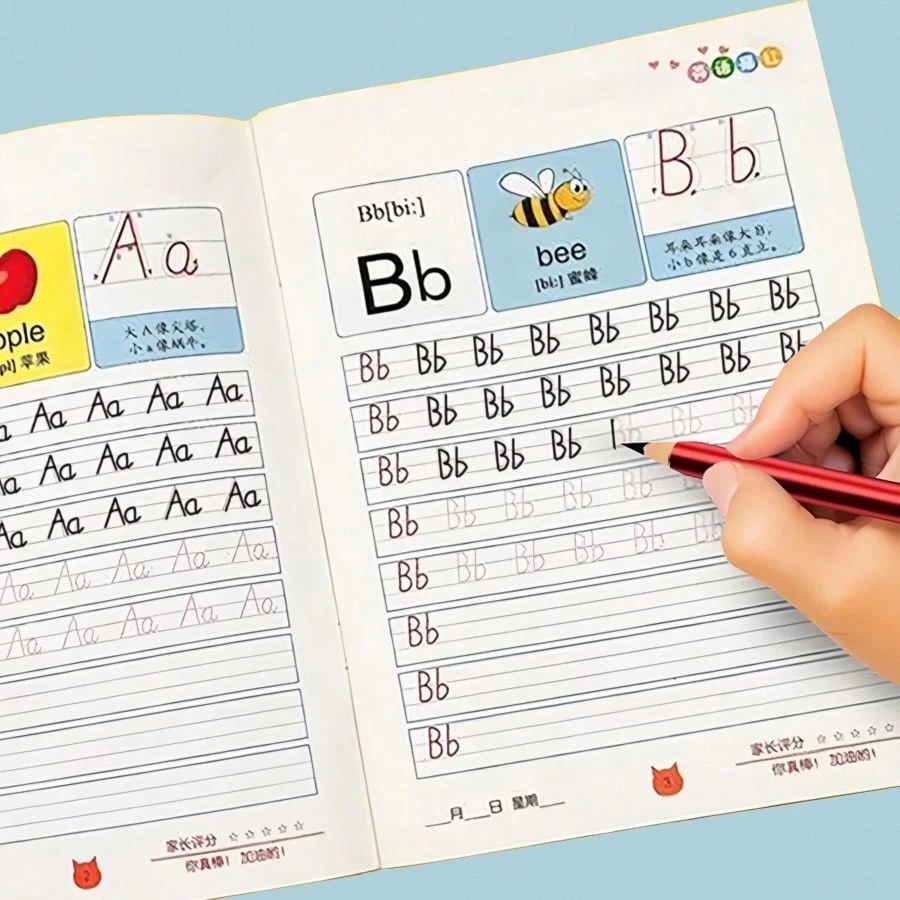 32 Pages Of 1 English Exercise Book+Gift (Pencil And Pen Holder ...