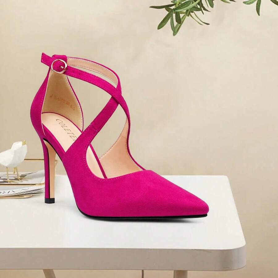 Ziheels Womens Stable 4 Inch Stiletto High Heels Pointed Toe Pumps ...