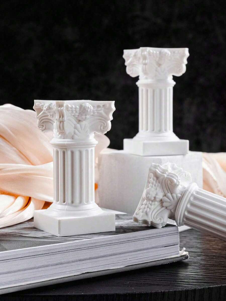 Roman Pillar Greek Columns, Resin Roman Column Statues Mini Greek ...