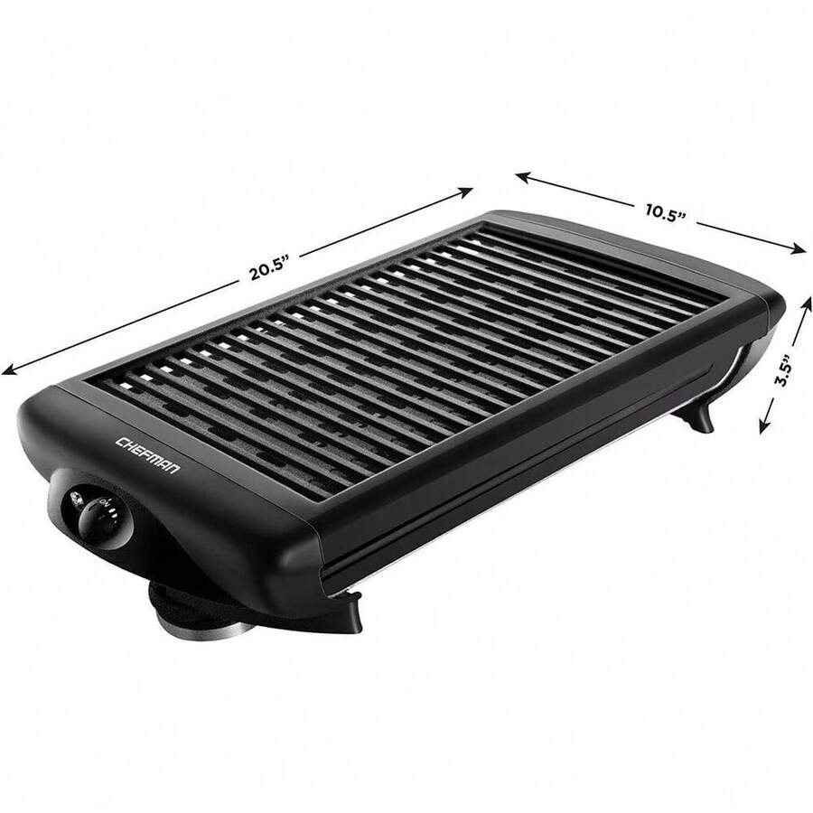 Parrilla eléctrica sin humo para interior con superficie de cocción ...