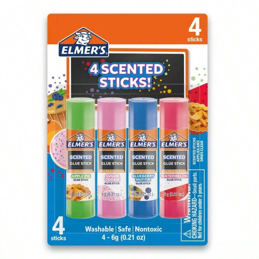 Elmer's 4pk Washable School Glue Sticks Scented | SHEIN USA