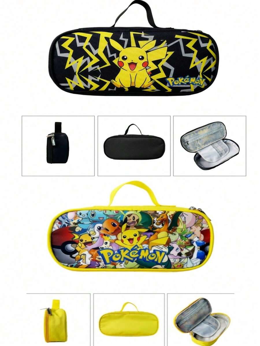 1PC Multipurpose Storage Bag Cartoon Printed Pet Pen Bag Stationery Box ...