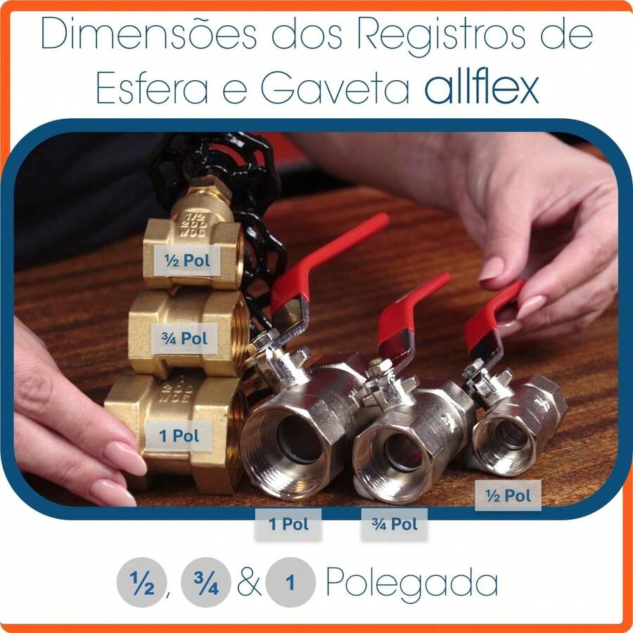 INDUSAT Registro Gaveta Allflex Metal 3/4 Polegada | SHEIN Brasil