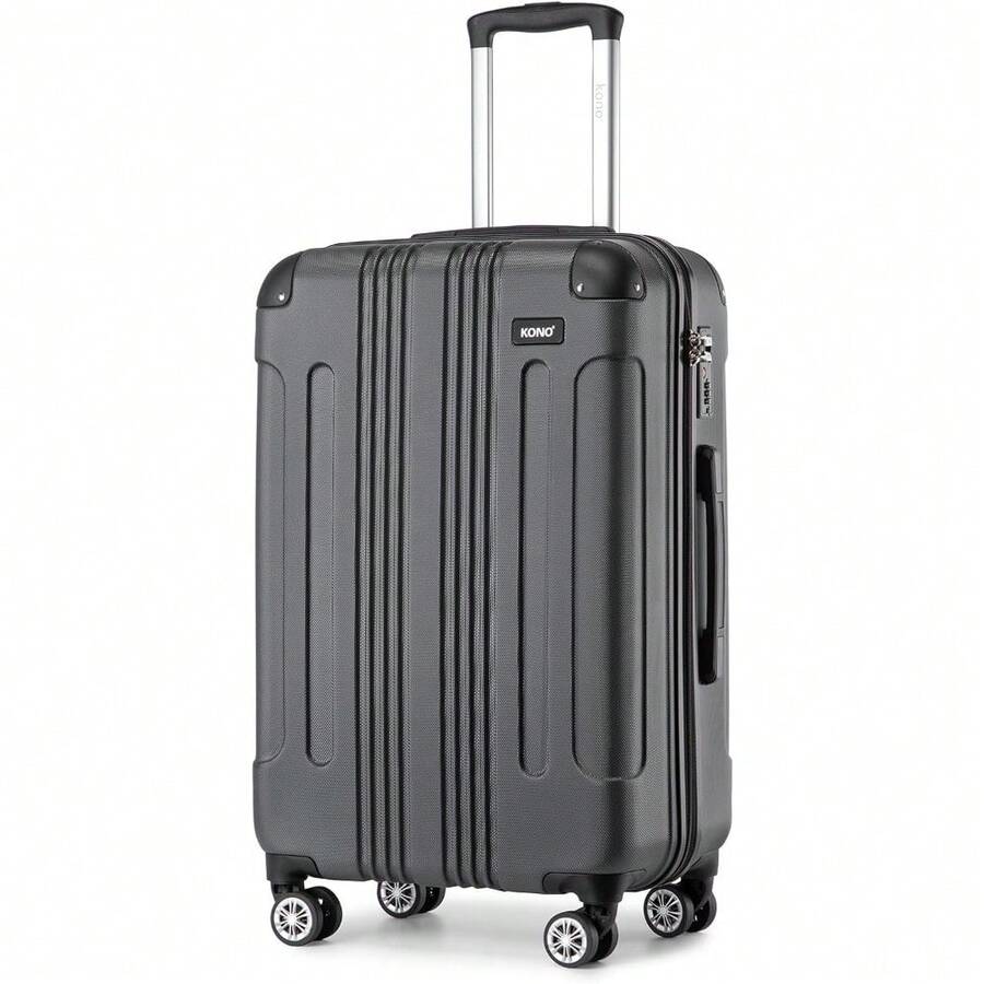 Kono 28 Inch Large Hard Shell Luggage Lightweight ABS 4 Wheels Spinner ...