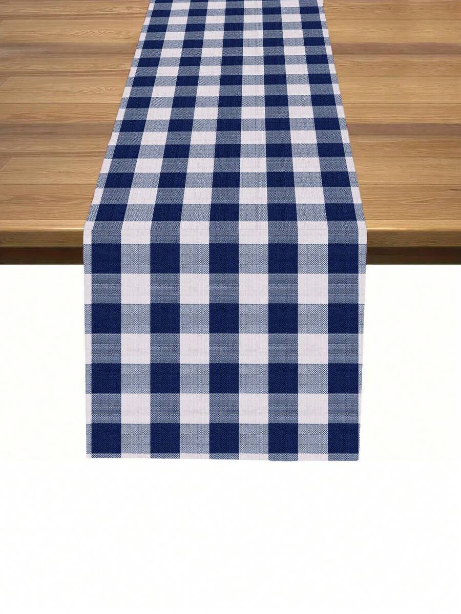 1pc Checkered Table Runner, Minimalist & Versatile, Suitable For ...