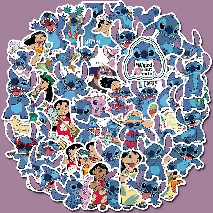 Disney Roll Sticker Disney Lilo & Stitch Character Stickers Anime ...