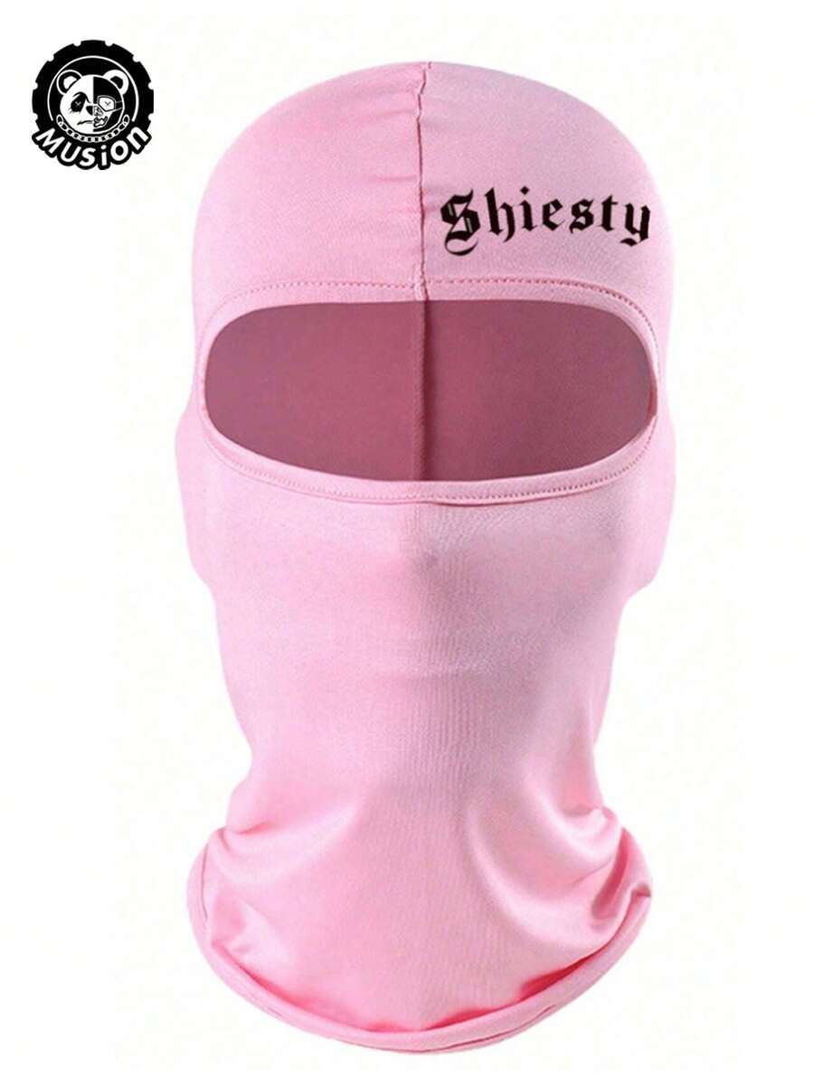 Musion 1pc Retro Shiesty Print Ski Mask For Boy And Girl, Balaclava ...