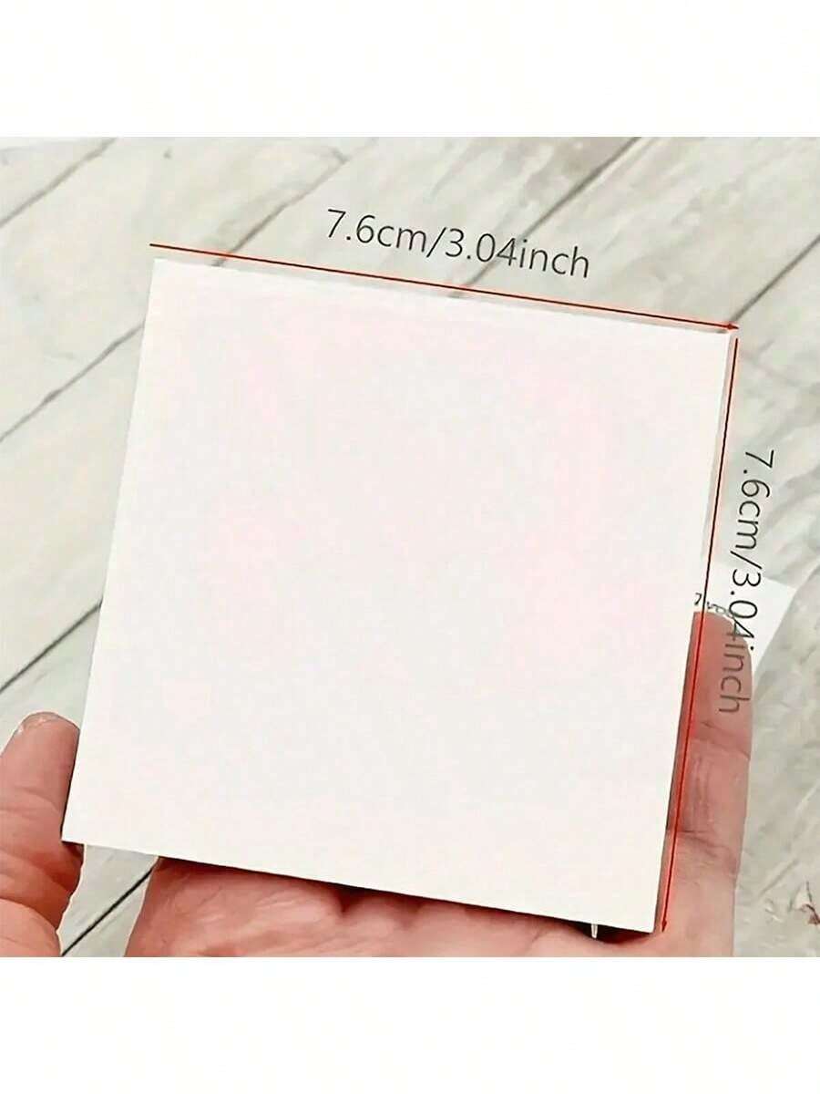 50 Sheets Quacky Cartoon Duck Notepad - Square Shaped Paper Sticky ...